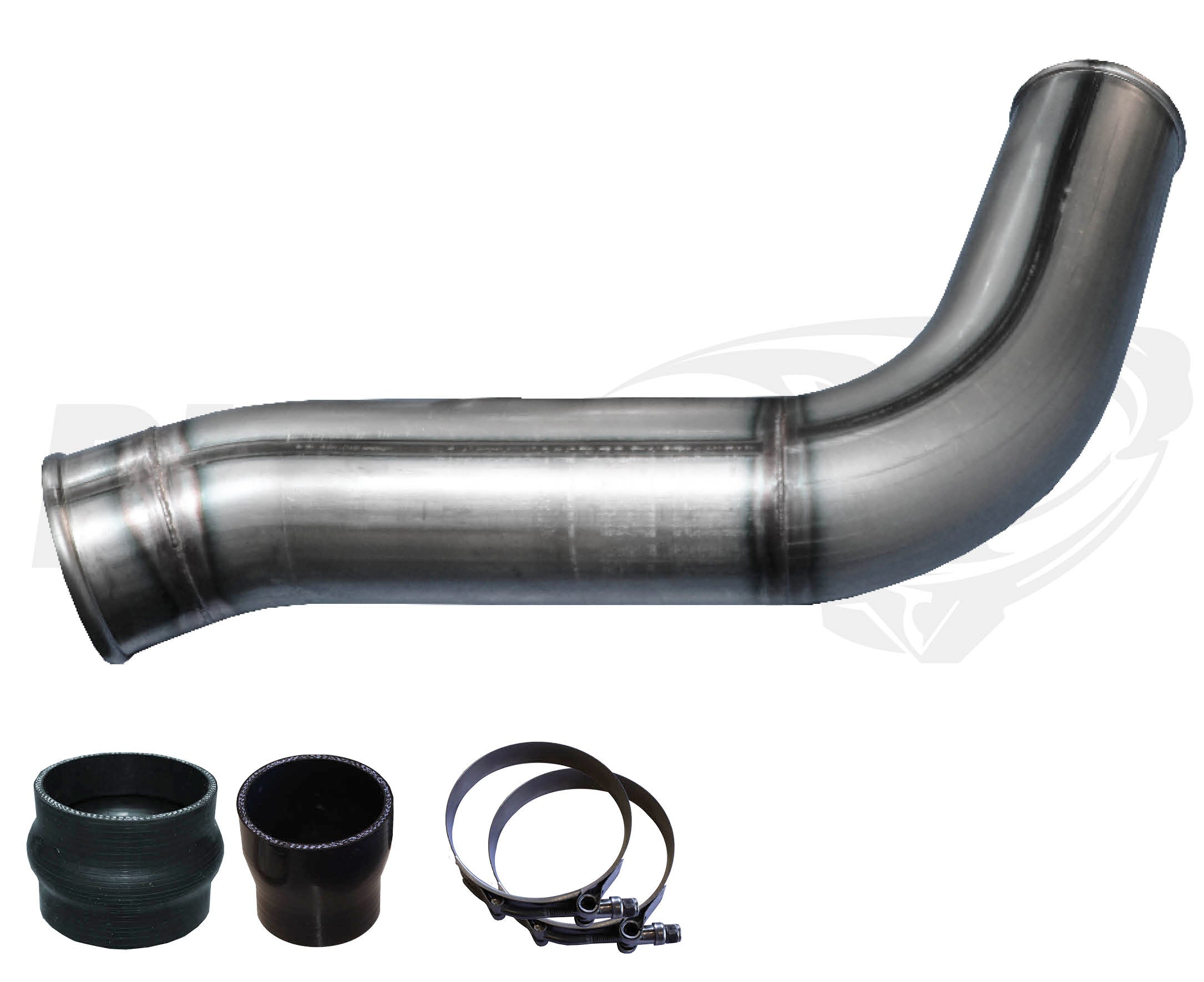 Pusher 3.5" MEGA Driver-Side Intercooler Tube 2013-2018 Ram Cummins ...